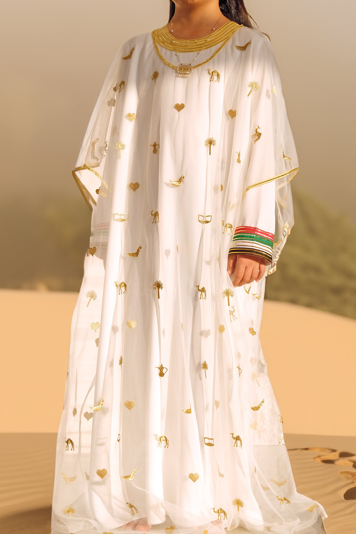 UAE National Day 2023- Thobe -Off-White – Ombré